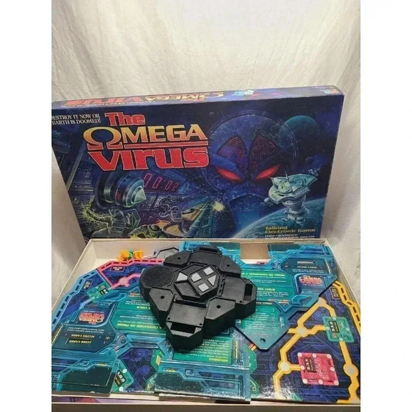 Milton Bradley | Games | Vtg 992 Mb The Omega Virus Talking Electronic ...